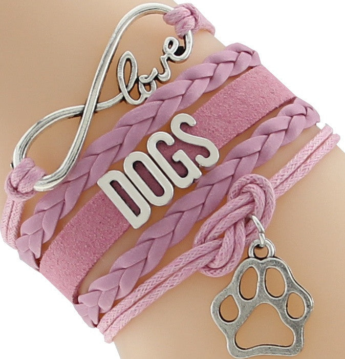 Dog Love & Infinity Charm Bracelet (4 Colors) – Crazy Aunt Karen's